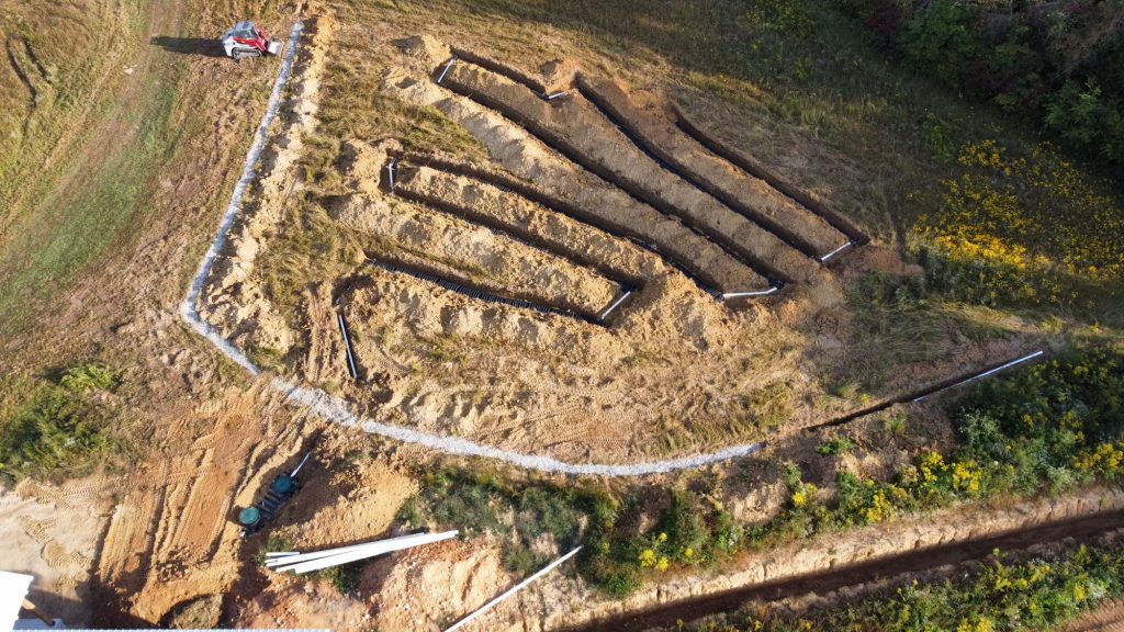 Install with Interceptor Drain